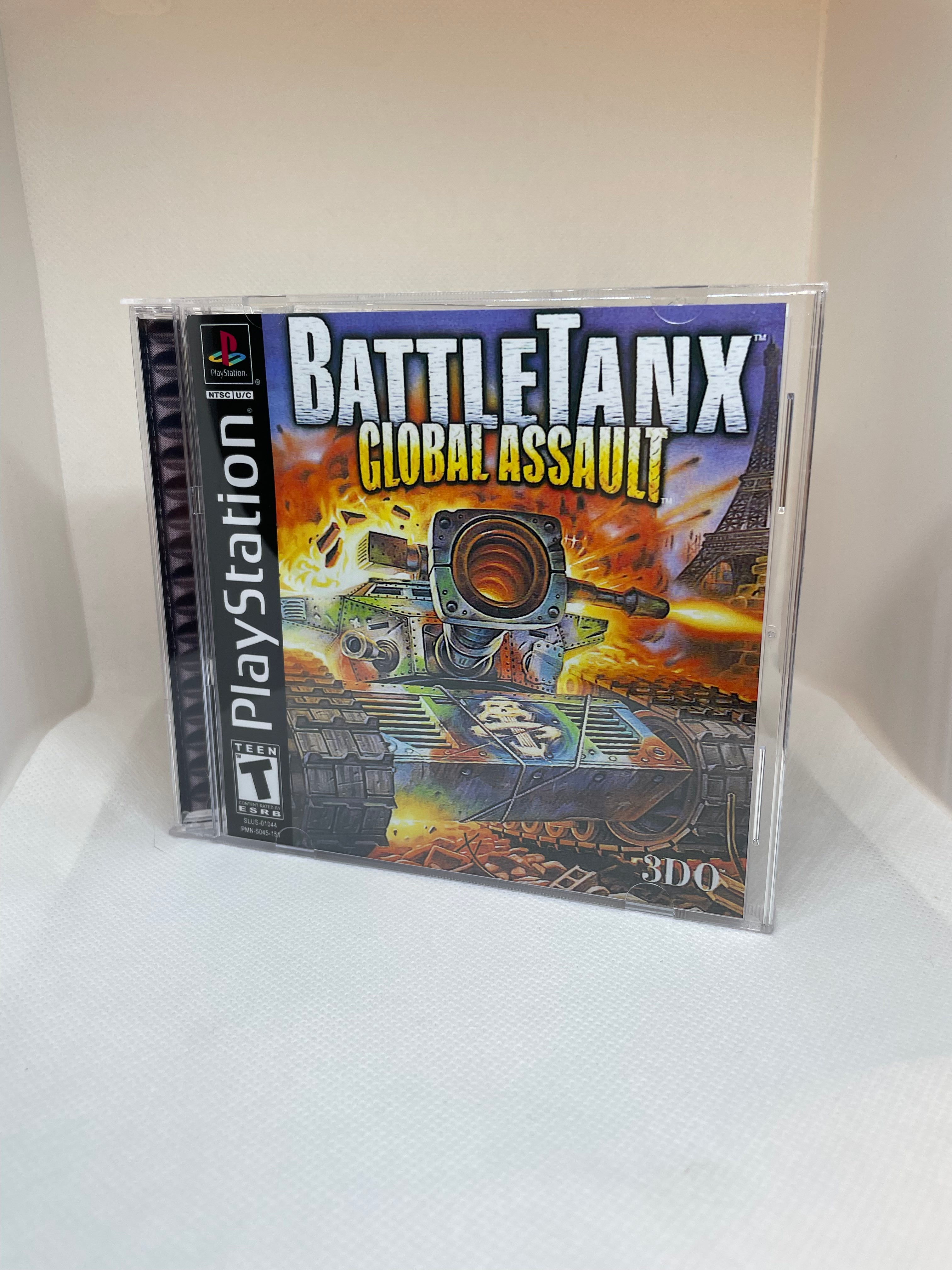 Battletanx PS1 Reproduction Case – Mogster Reproductions