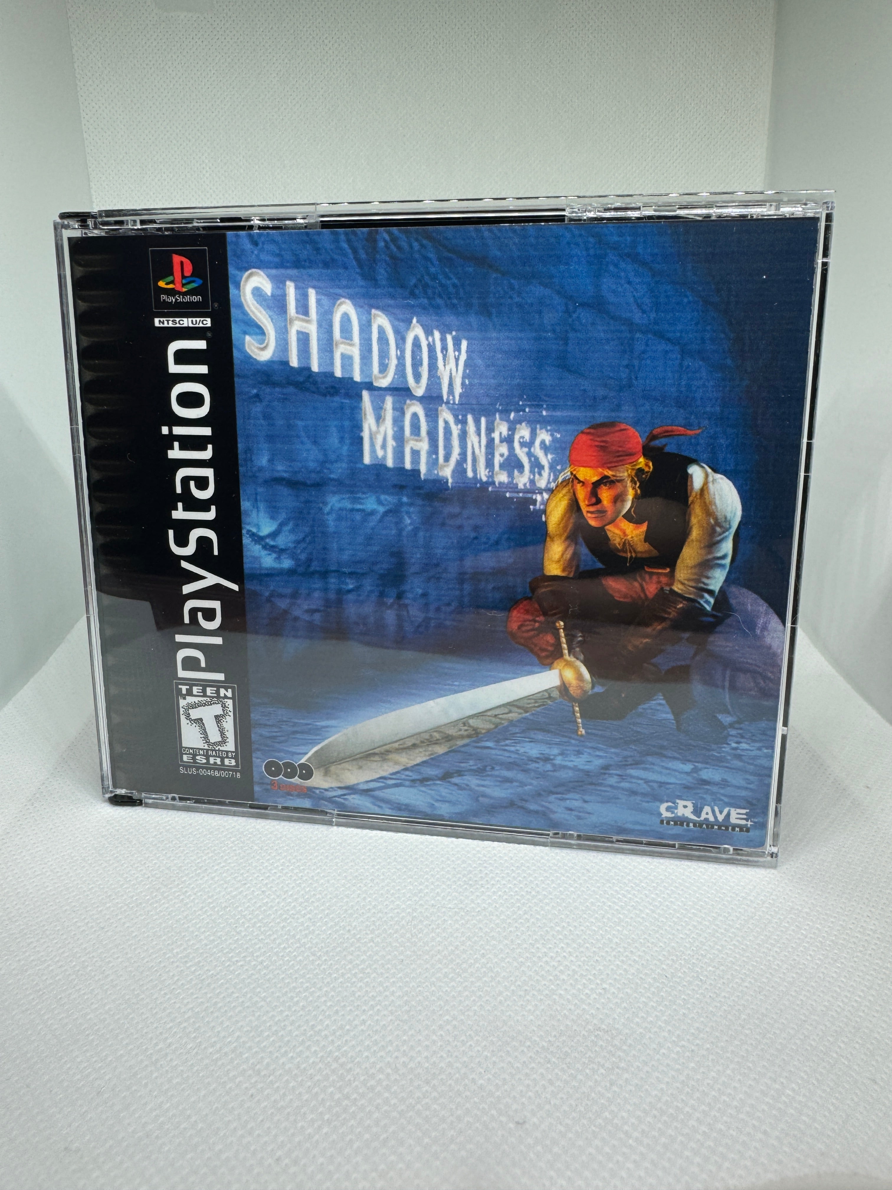 Shadow Madness PS1 Reproduction Case – Mogster Reproductions