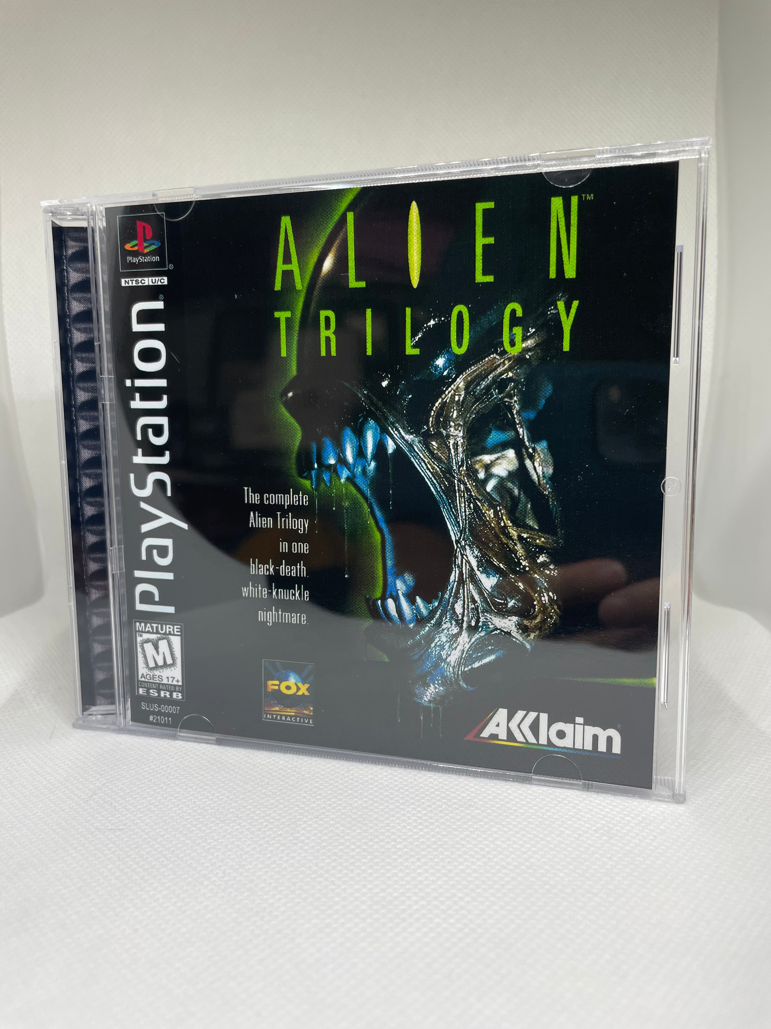 Alien Trilogy PS1 Reproduction Case – Mogster Reproductions