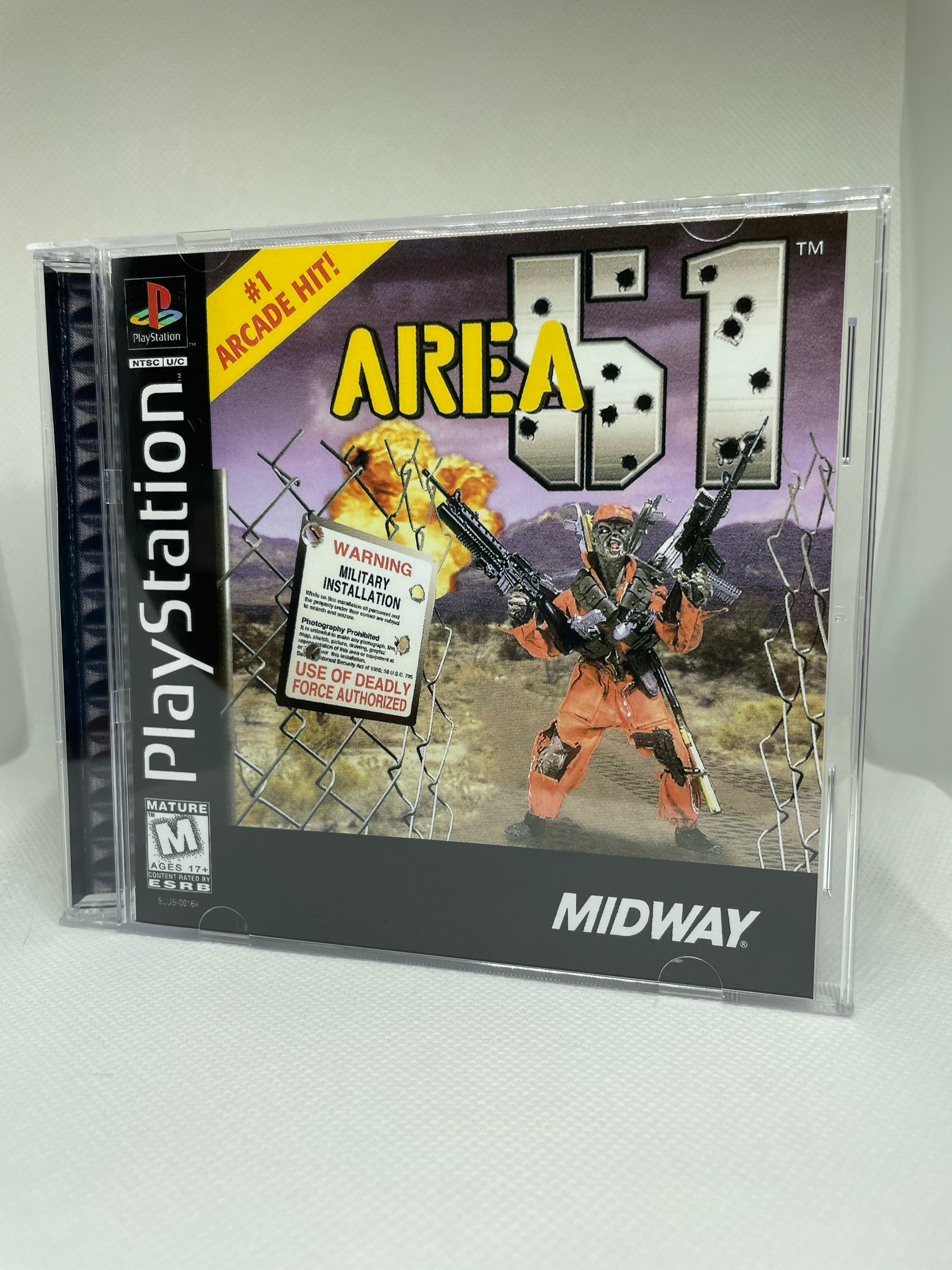 Area 51 PS1 Reproduction Case – Mogster Reproductions