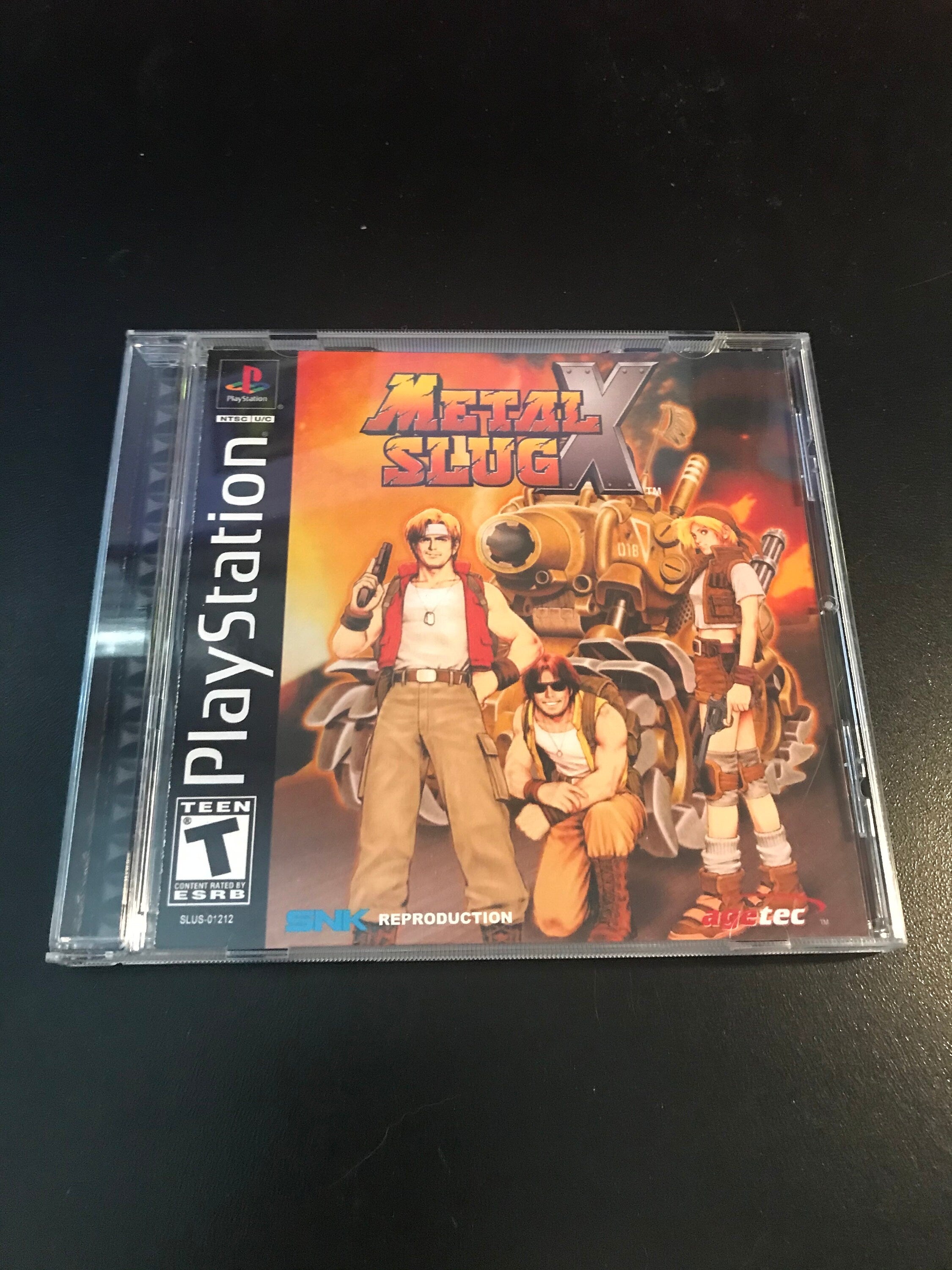 Metal Slug X PS1 Reproduction Case – Mogster Reproductions