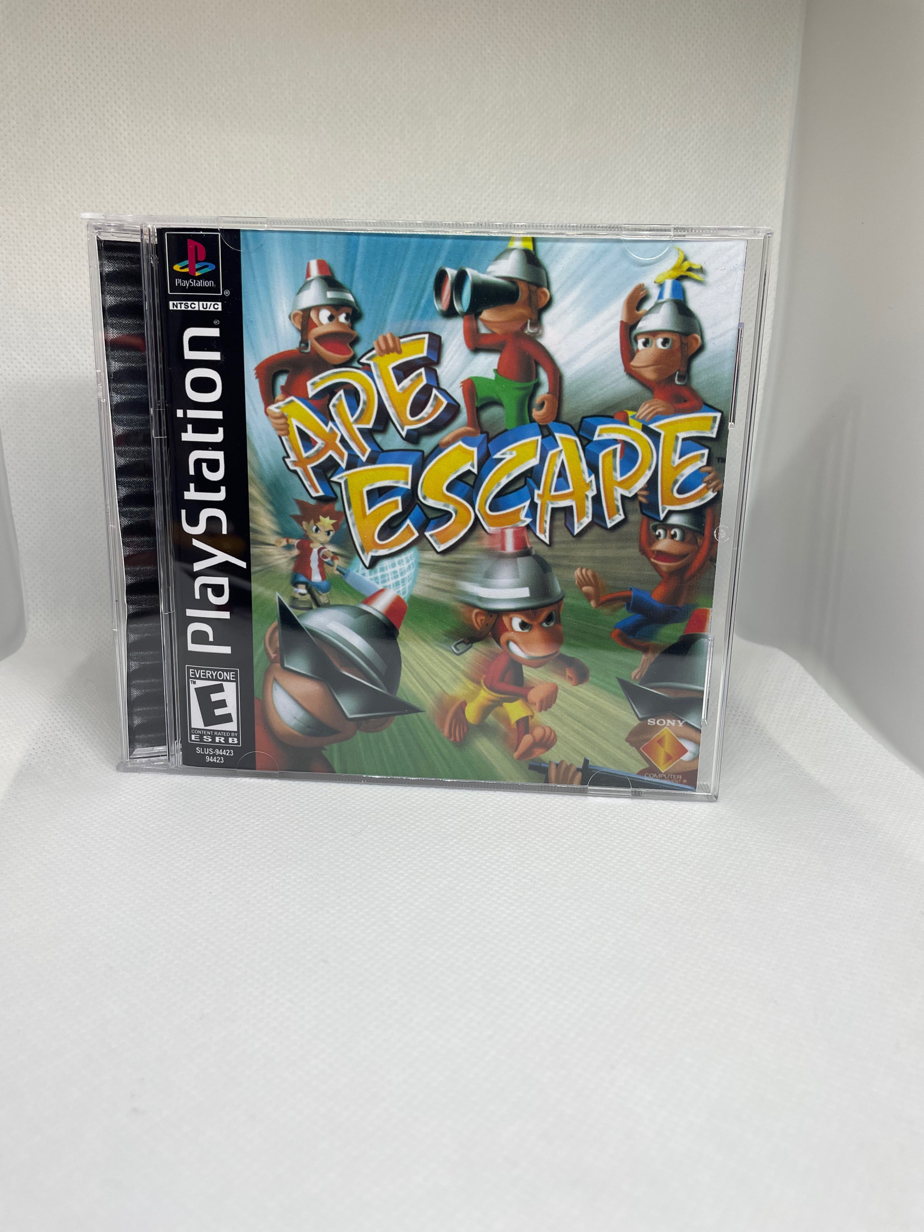 Ape Escape PS1 Reproduction Case – Mogster Reproductions