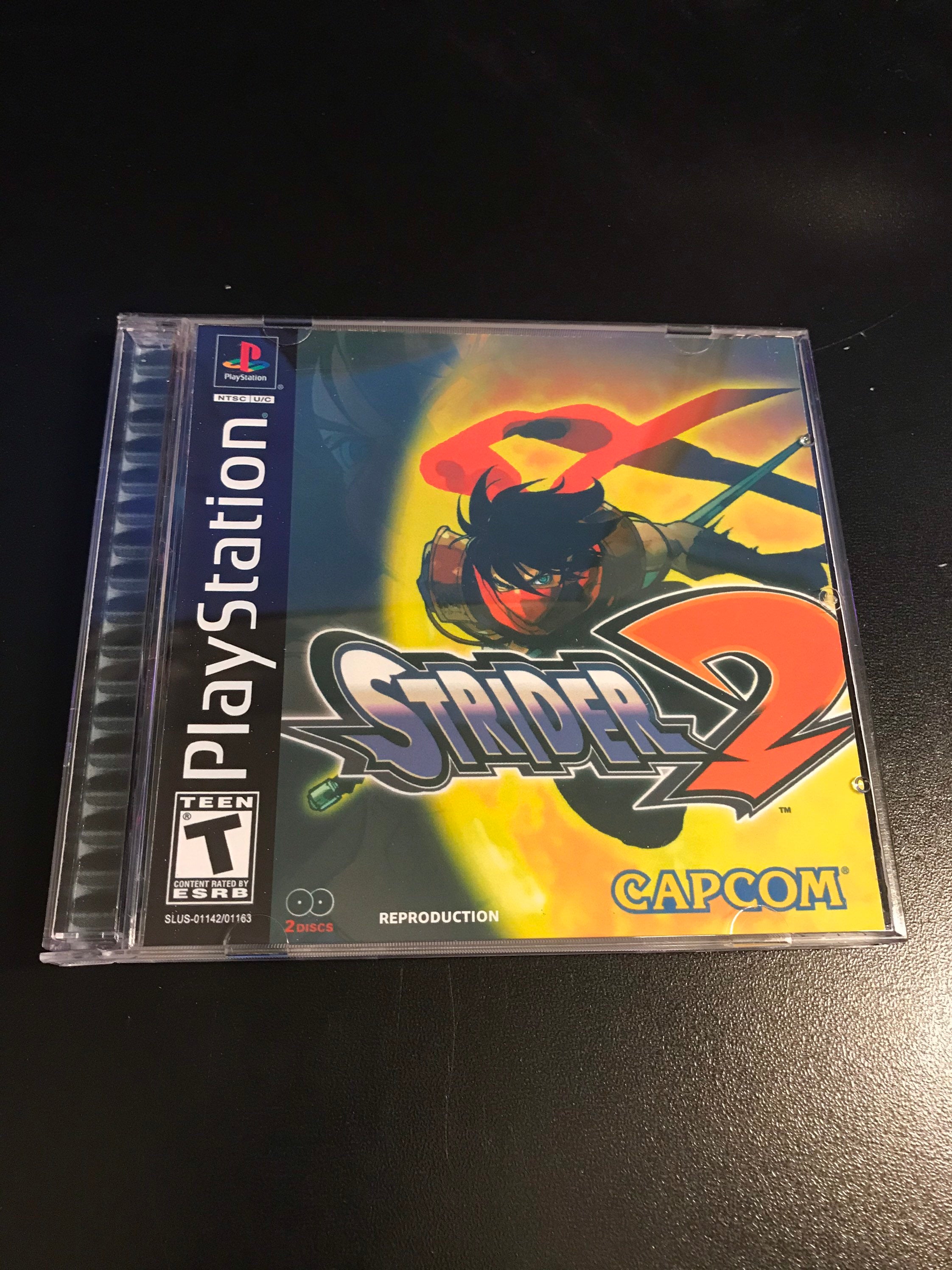 Strider 2 PS1 Reproduction Case NO DISC – Mogster Reproductions