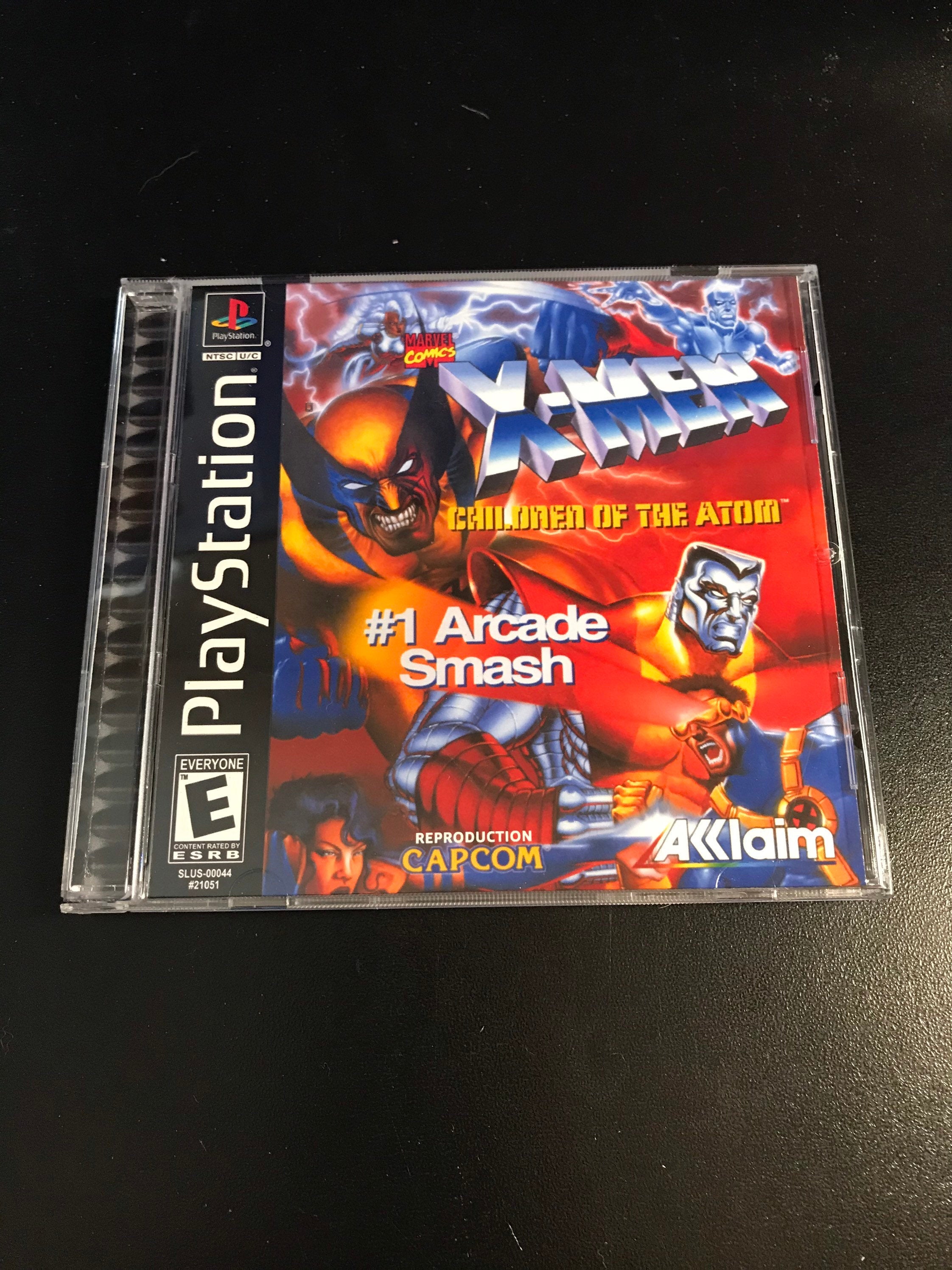 X-Men: Children of the Atom PS1 Reproduction Case – Mogster Reproductions