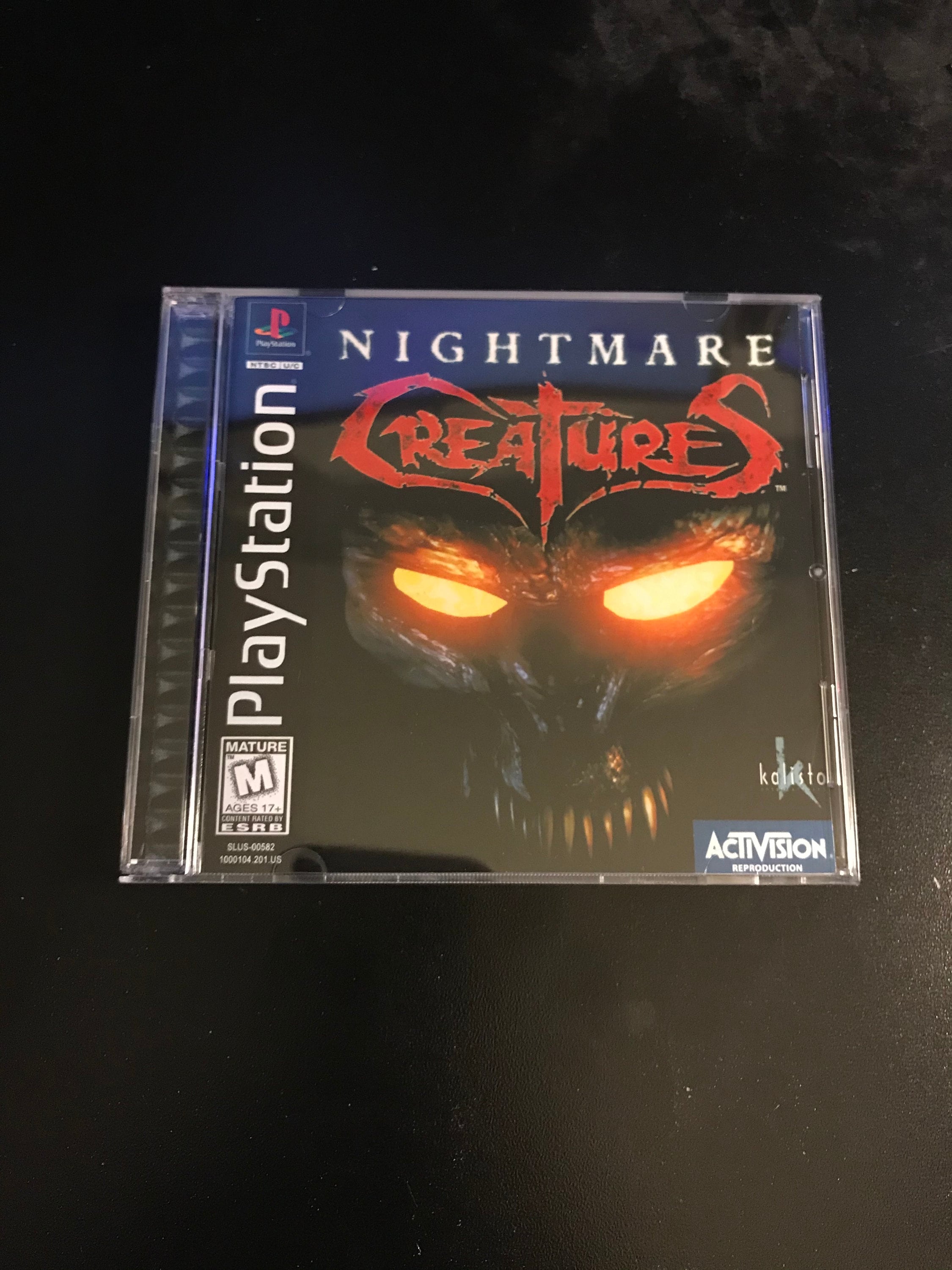 Nightmare Creatures Series PS1 Reproduction Case – Mogster Reproductions