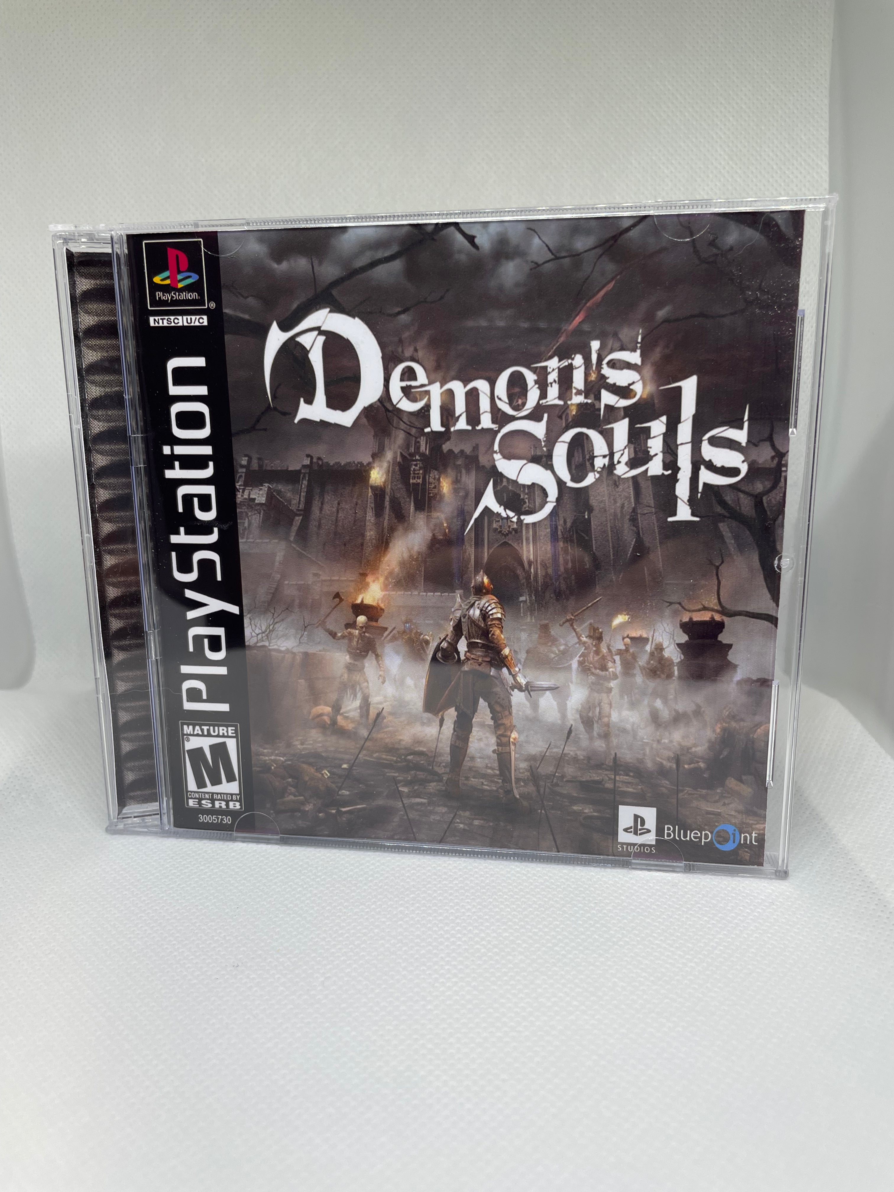 Demon Souls CUSTOM PS1 Style Case – Mogster Reproductions